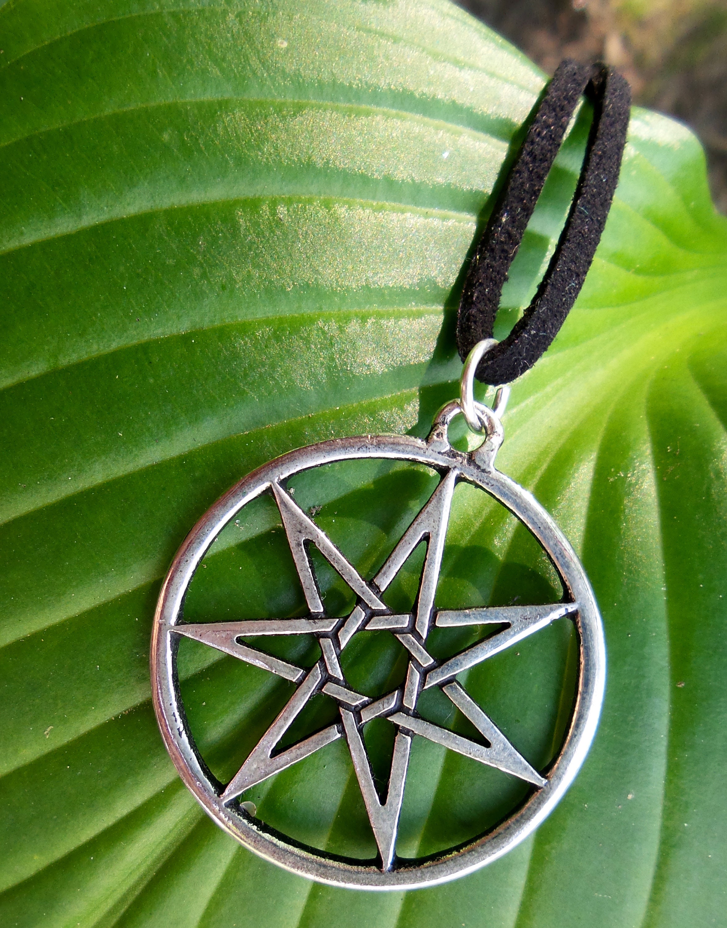 Elven Star or Fairy Star Necklace Seven Pointed Star | Etsy