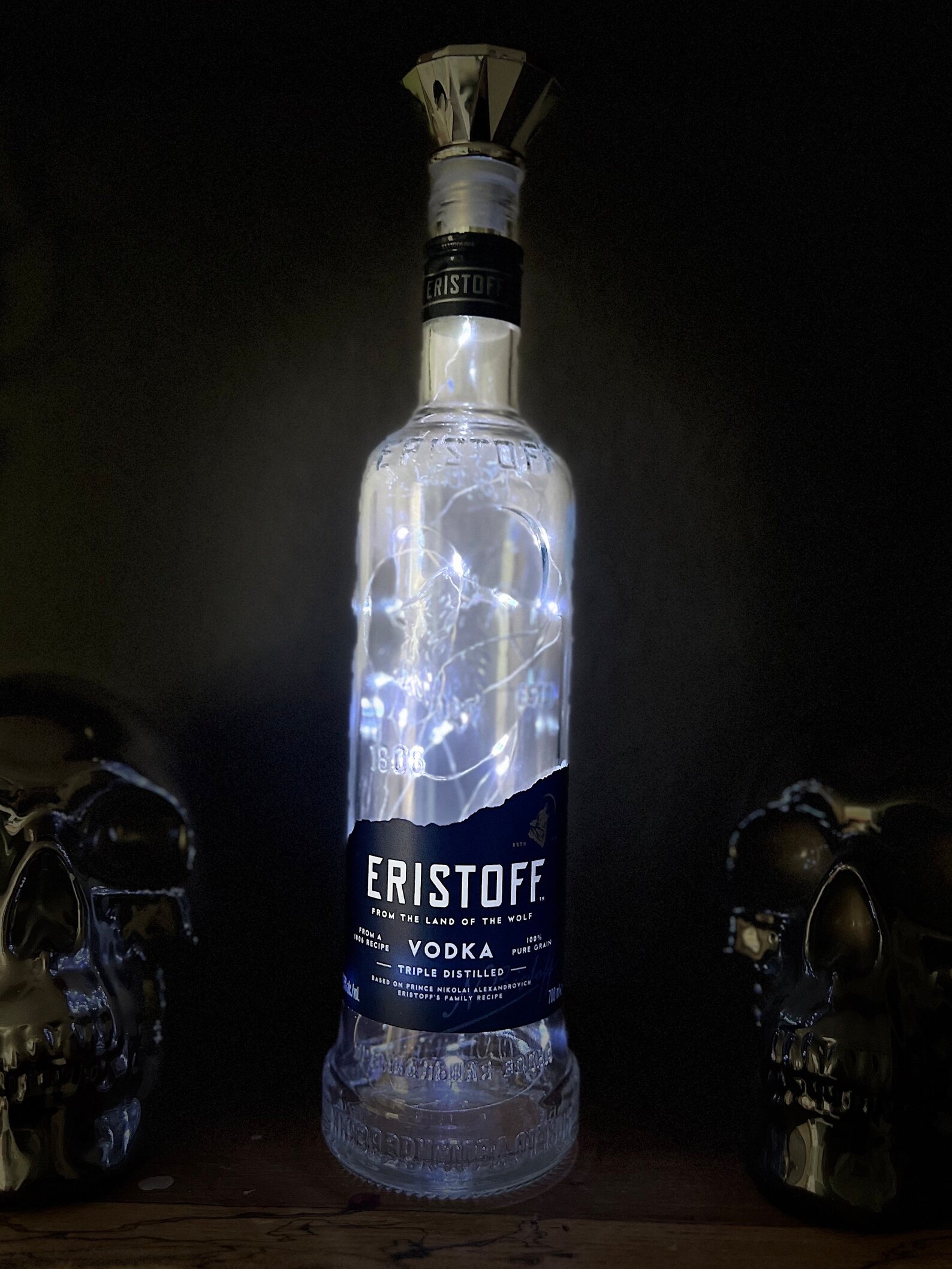 Spirit Sigil Solar Bottle Lights ERISTOFF VODKA - Etsy