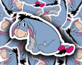 Eeyore Wall Sticker | Etsy