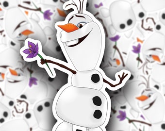 Olaf Sticker | Etsy