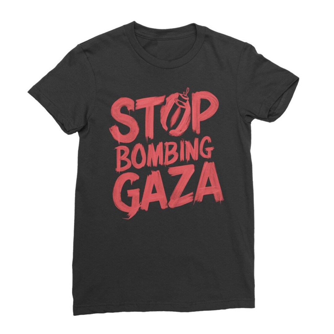 Stop Bombing Gaza Women's Relaxed Jersey T-shirt - Etsy