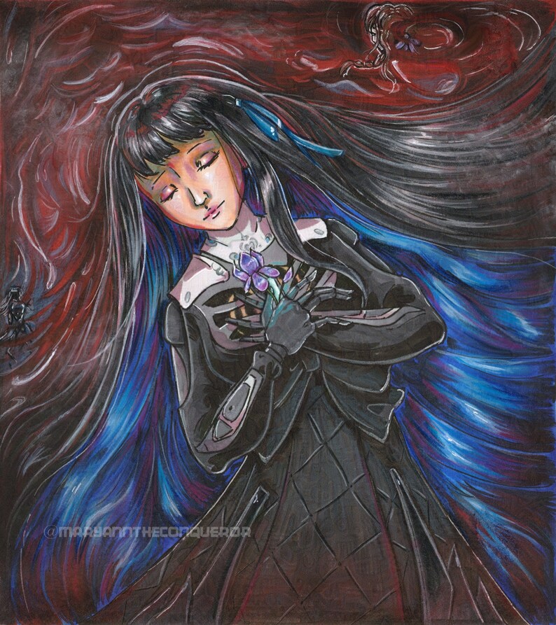 Selena Tempest Print - Punishing: Gray Raven PGR - 8.5 X 11 in - Wall ...