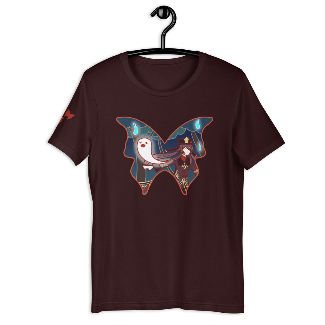 Hu Tao Unisex T-shirt - 100% Cotton - Genshin Impact | Genshin Merch - Etsy