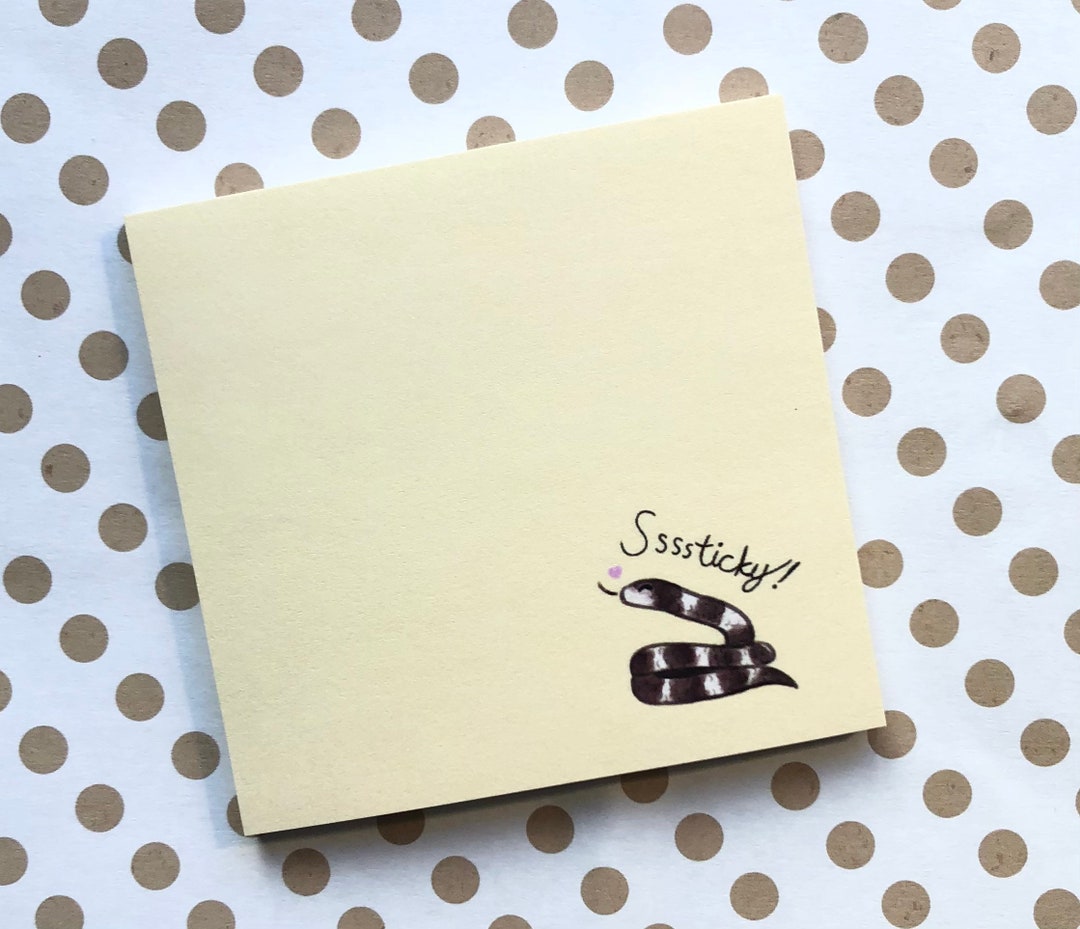 SET of 2 - Arizona Animals - California King Snake - Sticky Notes ...