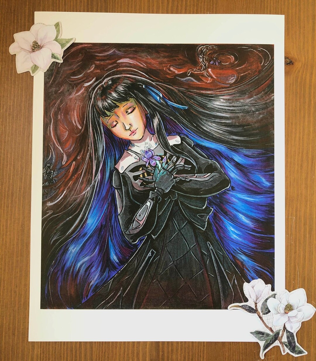 Selena Tempest Print - Punishing: Gray Raven PGR - 8.5 X 11 in - Wall ...