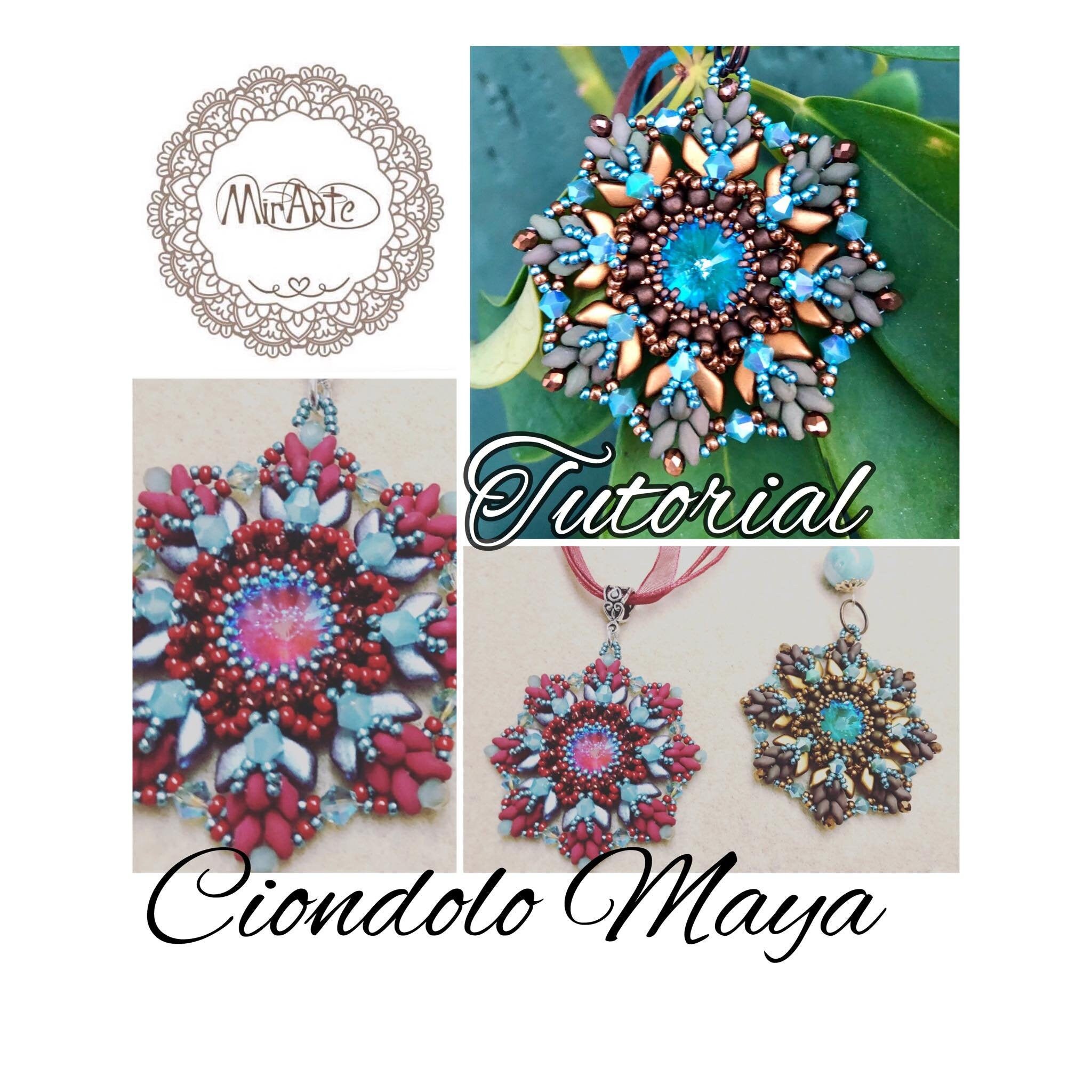 Tutorial Scheme Pdf Maya Pendant - Etsy