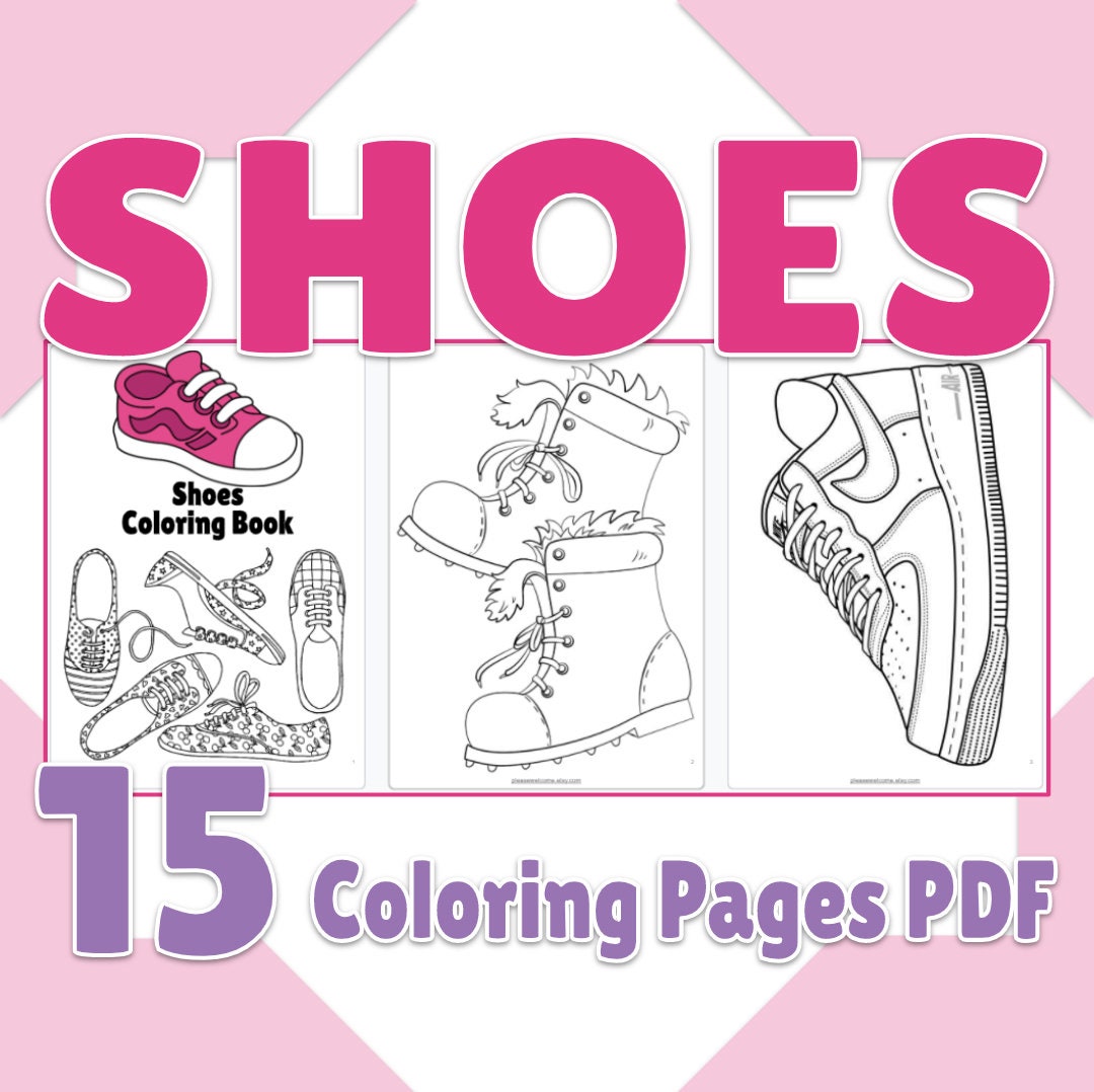 Sandals Coloring Page