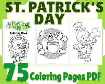 St. Patrick's Day Collaborative Poster Coloring Wall - Etsy