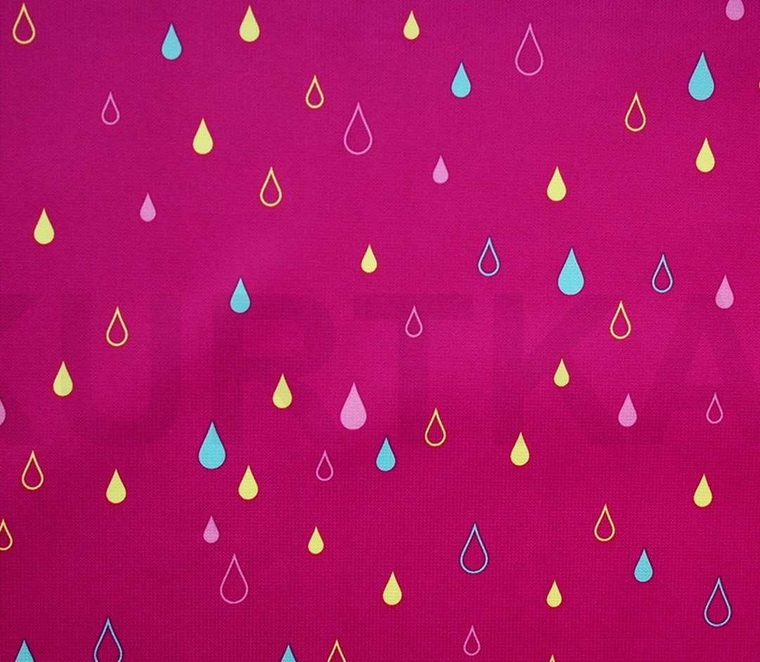 Waterproof Breathable Fabric With Rain Drops 5k/5k - Etsy