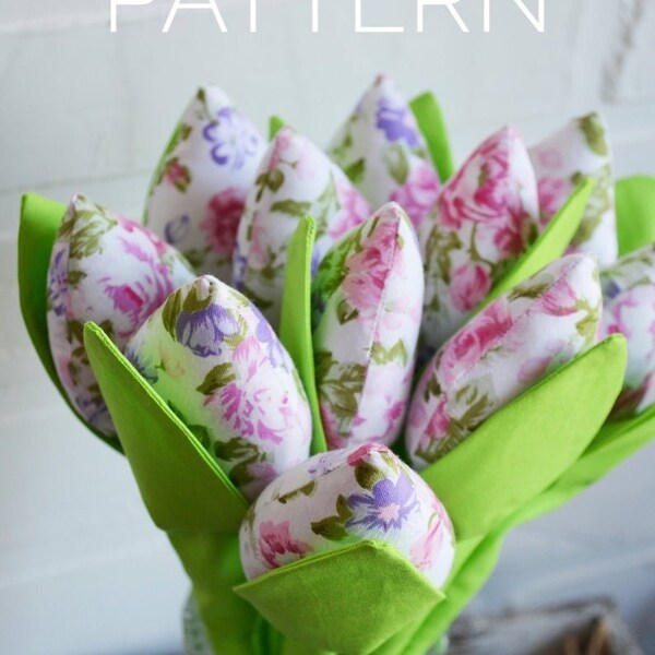 Fabric Tulips - Etsy