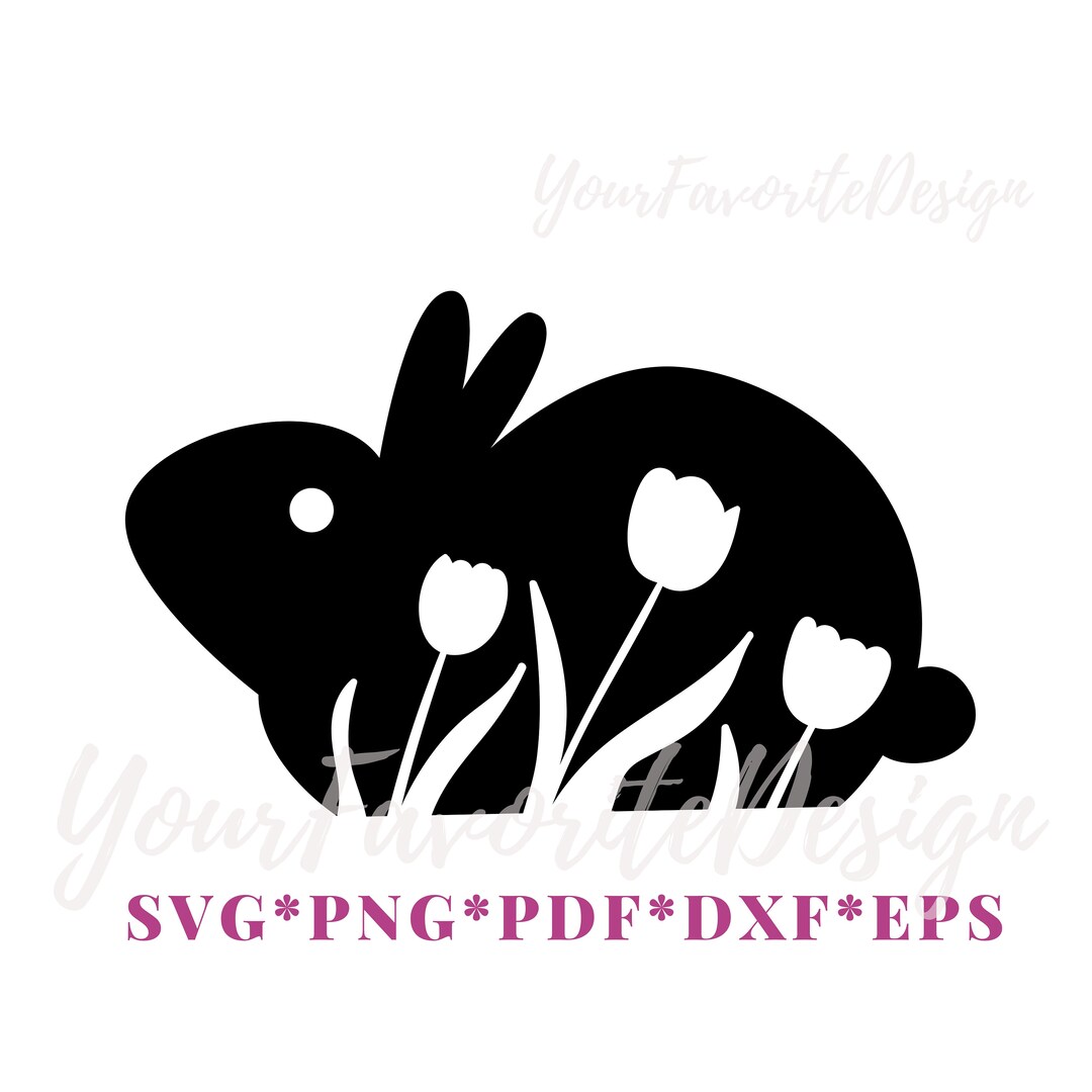 Bunny Svg, Png, Bunny Svg, Bunny Png, Easter Svg, Easter Png, Easter ...