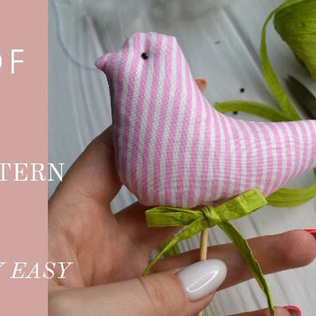 Digital Pdf Sewing Pattern, Easter Decorations, Pdf Pattern, Spring ...