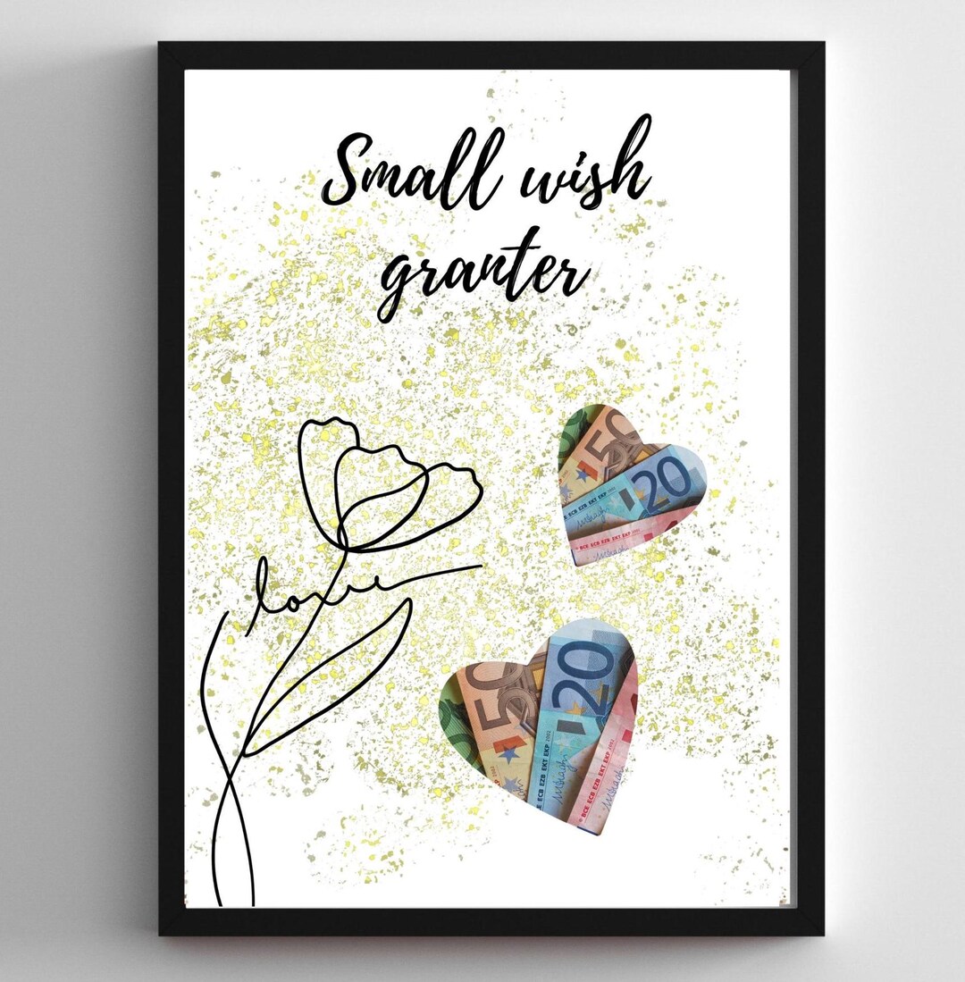 Money Gift, PDF Template Printable, Birthday Gift, Money Present DIY ...