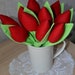 Flowers Pattern - Textile Tulip PDF - Flowers Fabric Bouquet - Tutorial ...