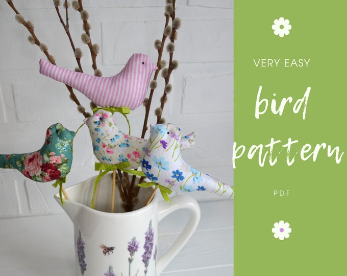 How to Make Birds - Full Sewing Patterns and Instructions PDF Ebook ...