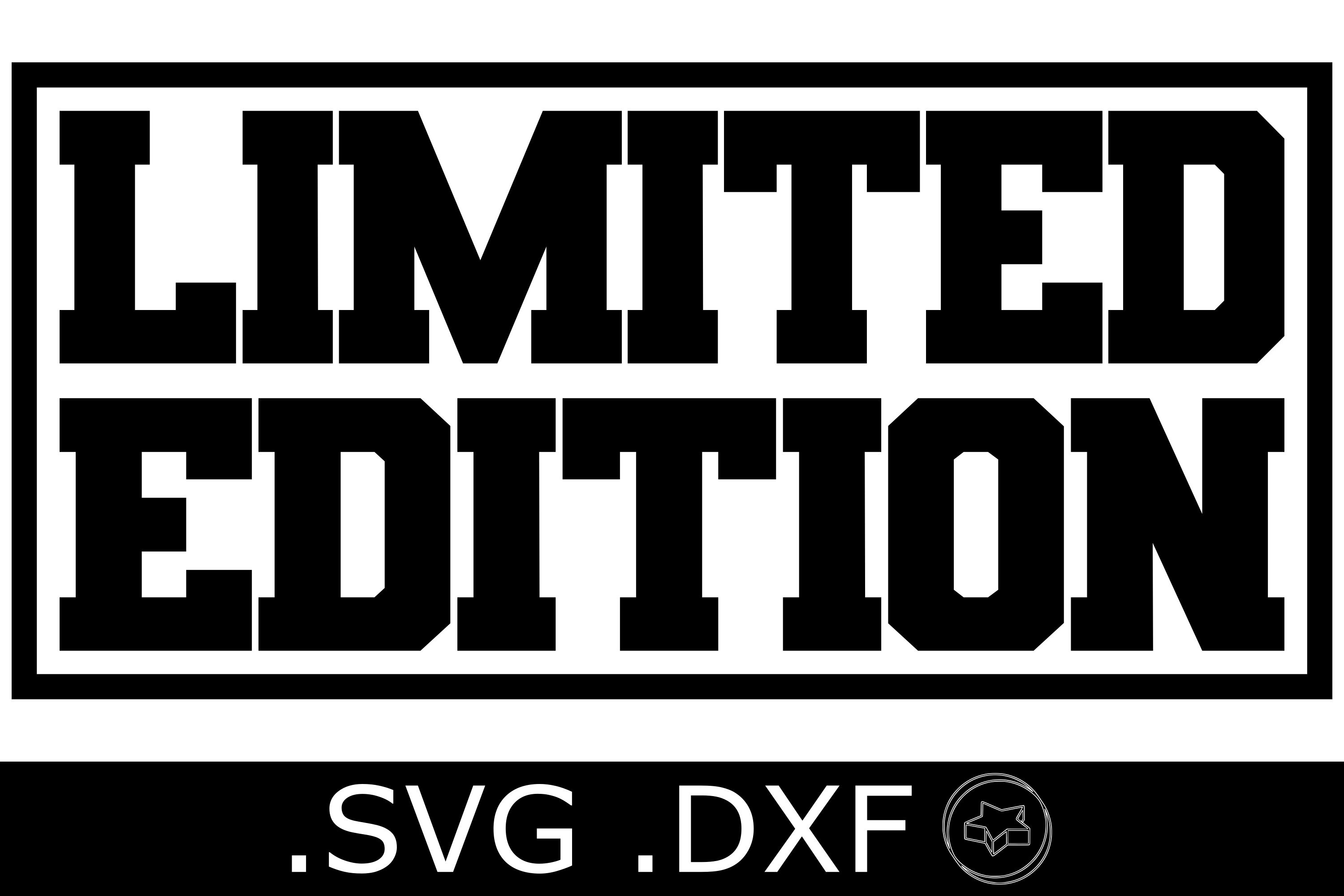 Limited Edition SVG and DXF File | Limited Edition Shirt Design ...