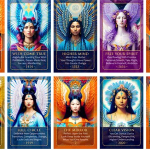 LAST ONES: Divine Angel Oracle Deck Unique Celestial Numbers Messages ...