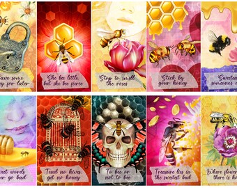 Bee Tarot Card - Etsy