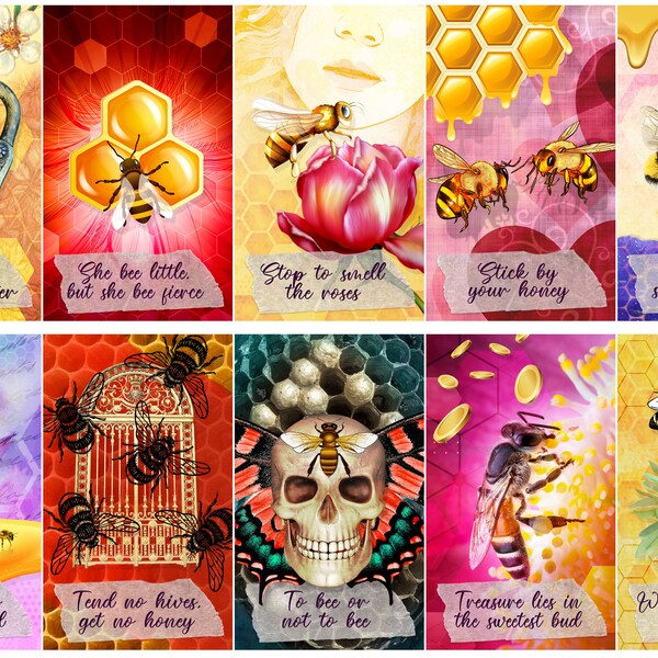Sacred Bee Cards - Etsy