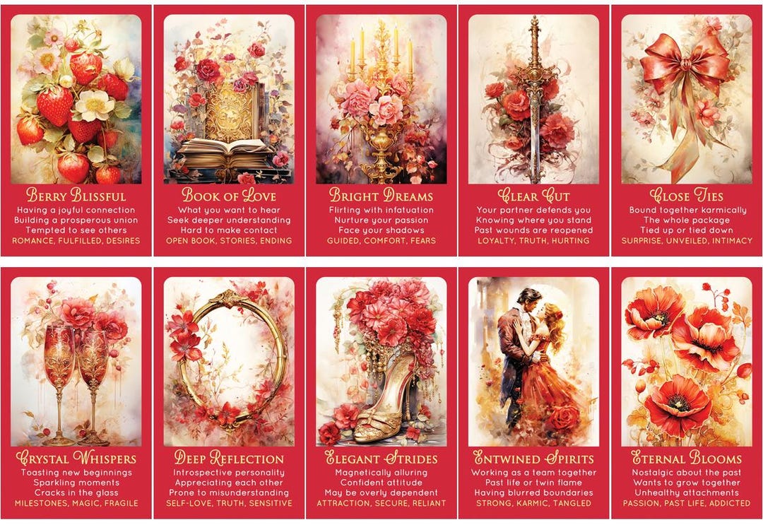 IN STOCK! Unmasked Truths Love Oracle Deck Romance Unique Tarot Cards ...