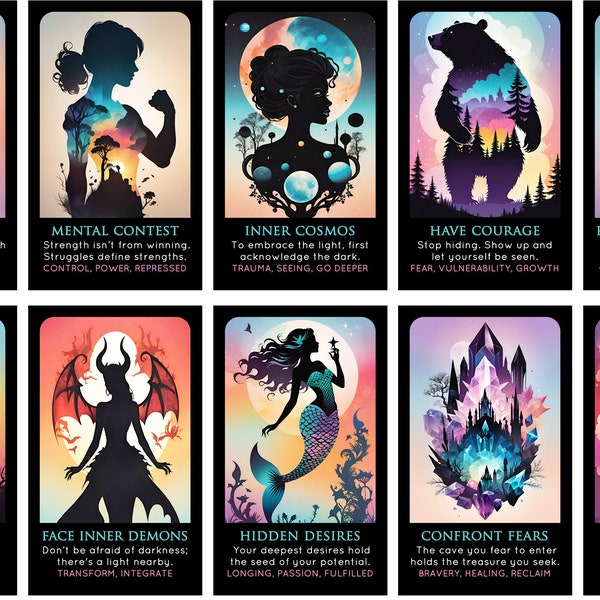 Shadow Work Deck - Etsy