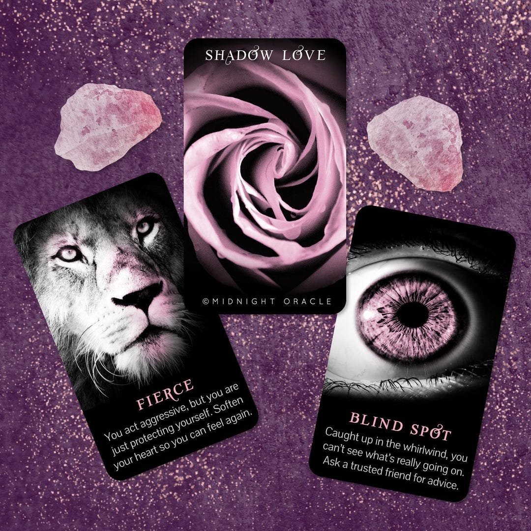 CUSTOM PREORDER: Shadow Love Oracle Deck of Relationship Guidance Tarot ...