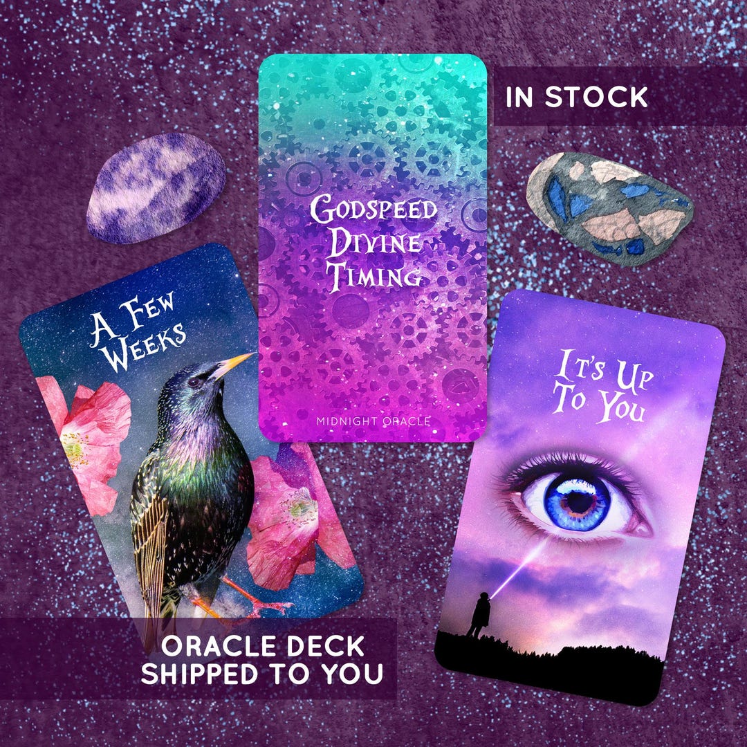 Divine Timing Oracle Deck: Cosmic Tarot Cards - Godspeed - Etsy