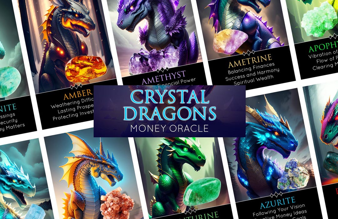 IN STOCK: Last Ones Crystal Dragons Money Oracle Deck of Unique Tarot ...