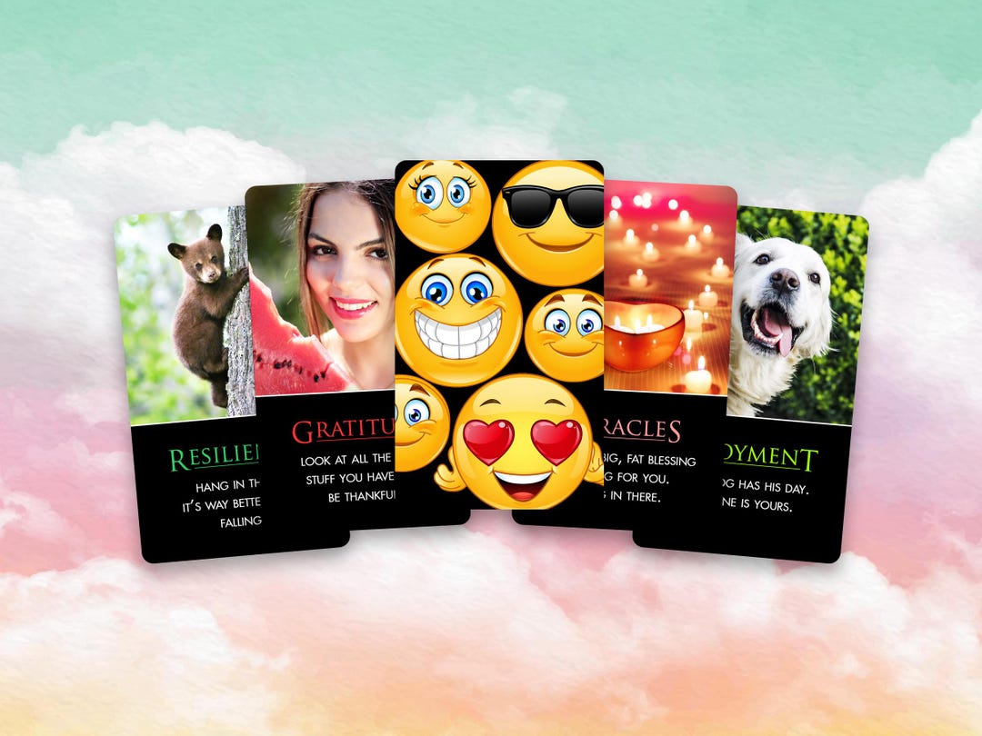 CUSTOM PREORDER: the Happy Oracle Deck of Unique Tarot Cards With ...