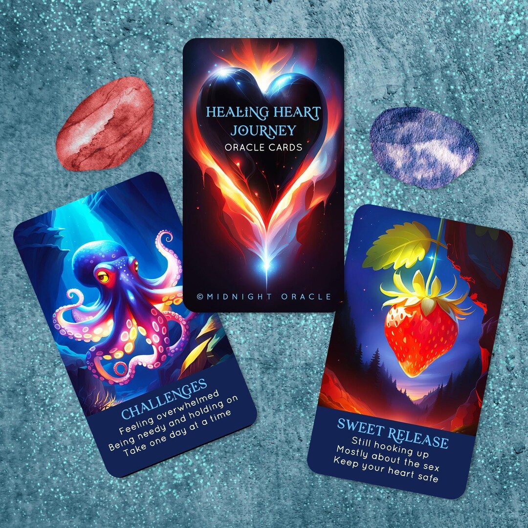 Healing Heart Journey Oracle Deck: Love & Romance Tarot-sized Cards for ...