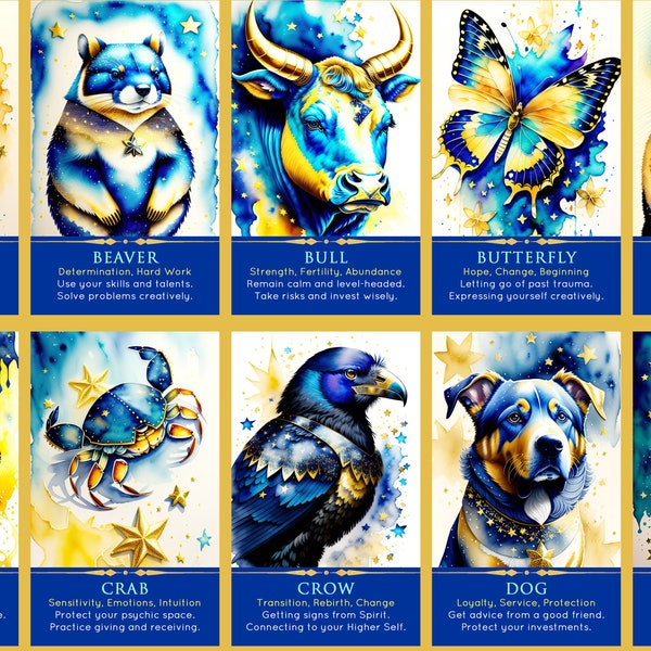 Animal Tarot - Etsy