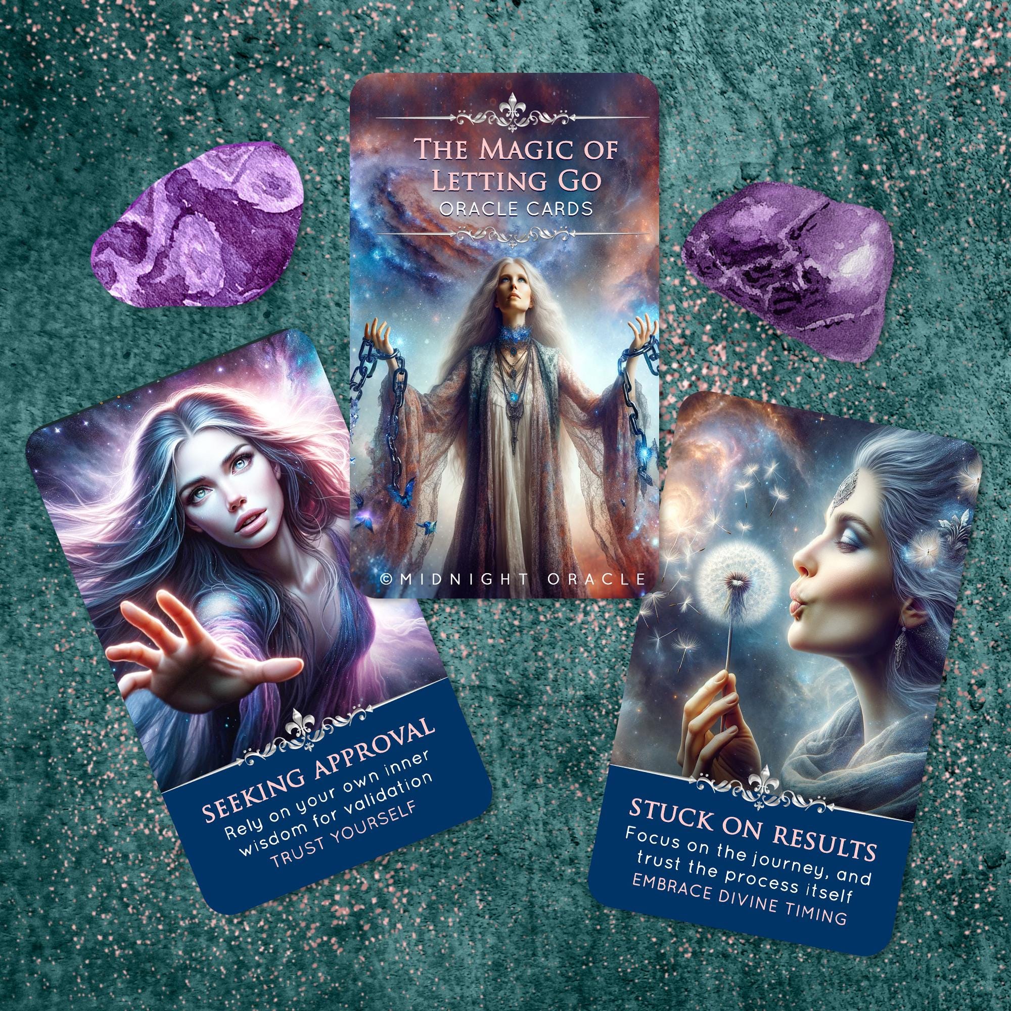 CUSTOM PREORDER: Magic of Letting Go Oracle Deck of Emotional Self-care ...