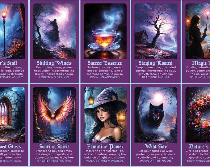 The HALLOWEEN Oracle DECK Cards & Guidebook by Stacey Demarco - Etsy