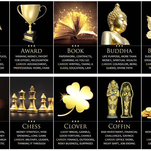 Money and Career Oracle Card Deck - Etsy