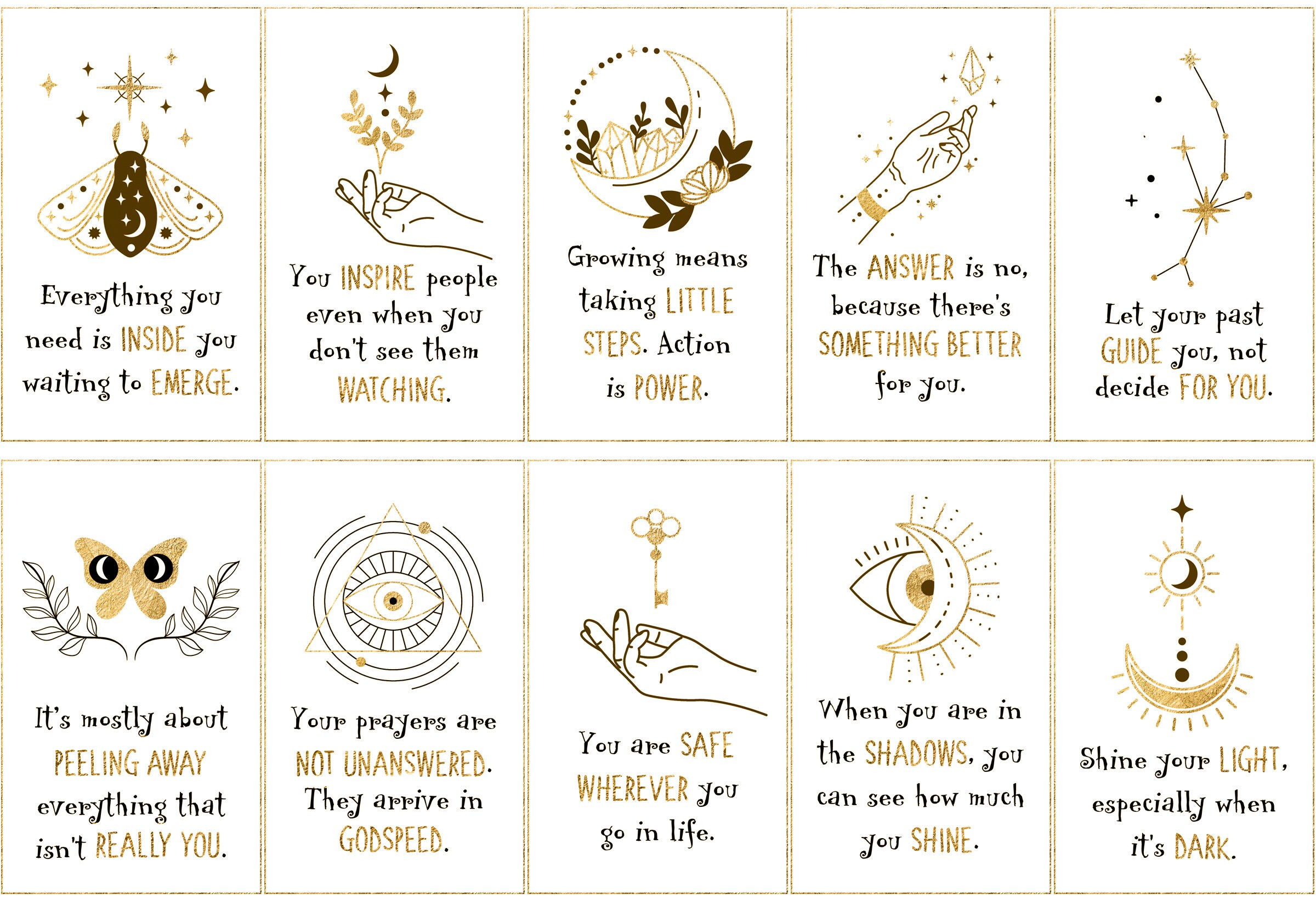 Spirit Guide Messages Oracle Cards Deck Spirit Guide Tarot | Etsy