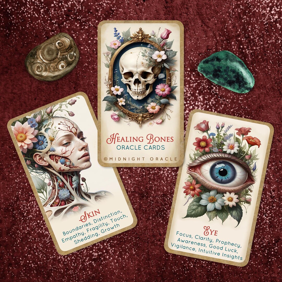 LAST ONES: Healing Bones Oracle Deck for Wellness + Intuitive Guidance ...