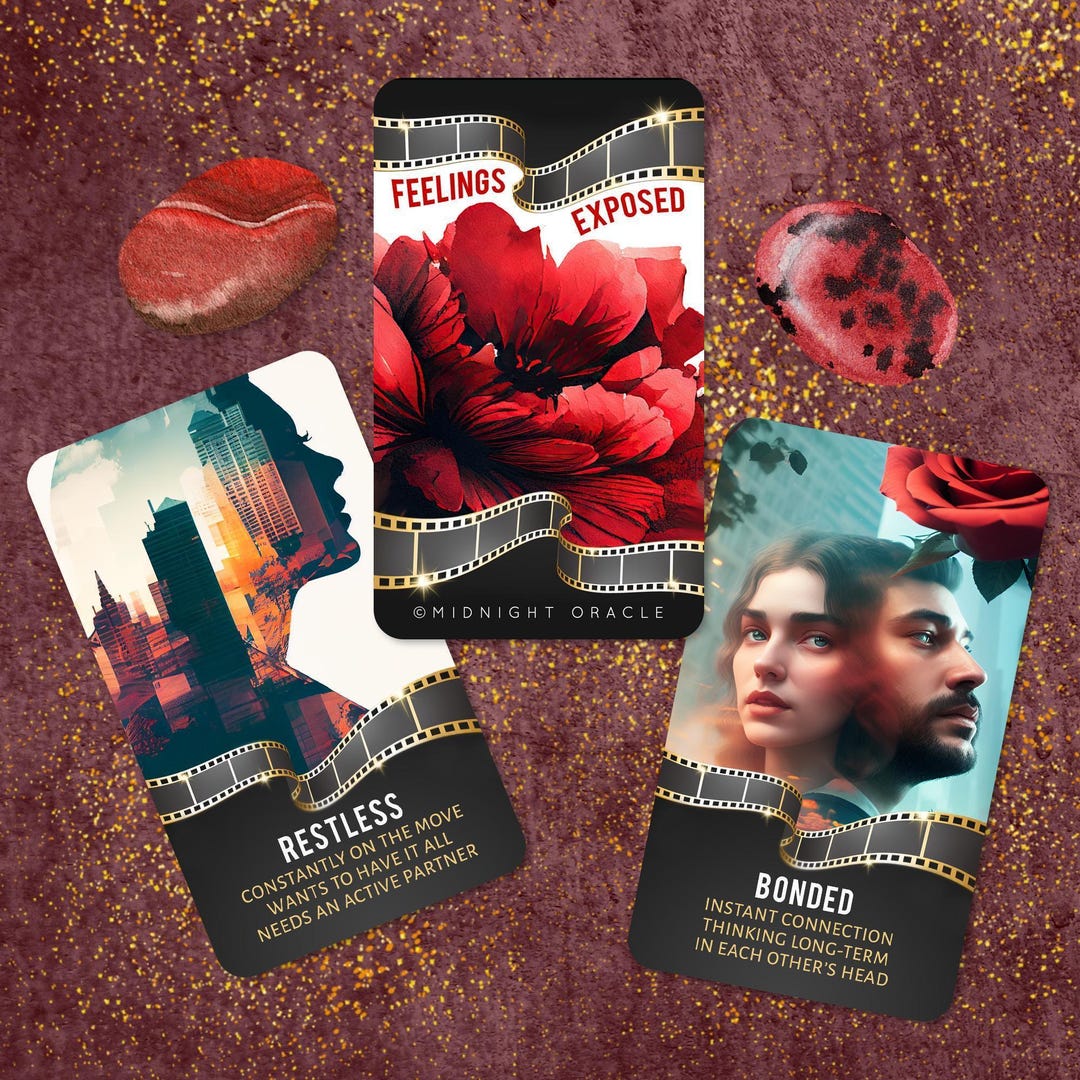 CUSTOM PREORDER: Feelings Exposed Oracle Deck of Romance Messages ...