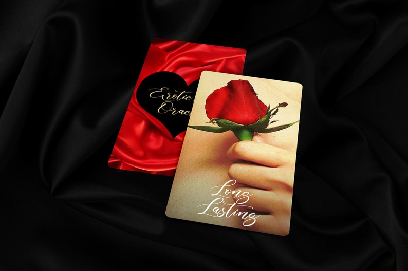 Erotic Sex Messages Oracle Deck Lovers Tarot Cards Es Etsy