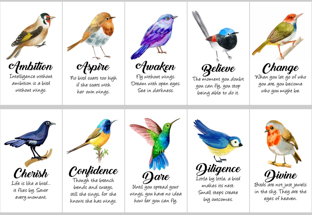 CUSTOM PREORDER: Brave Wings Oracle Deck of Unique Tarot Cards any 2 ...