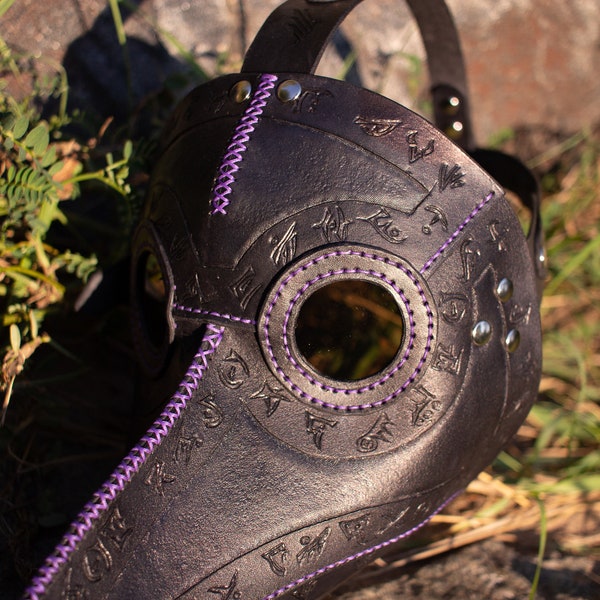 Leather Plague Doctor Mask - Etsy