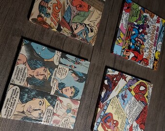Comic Coasters | Etsy