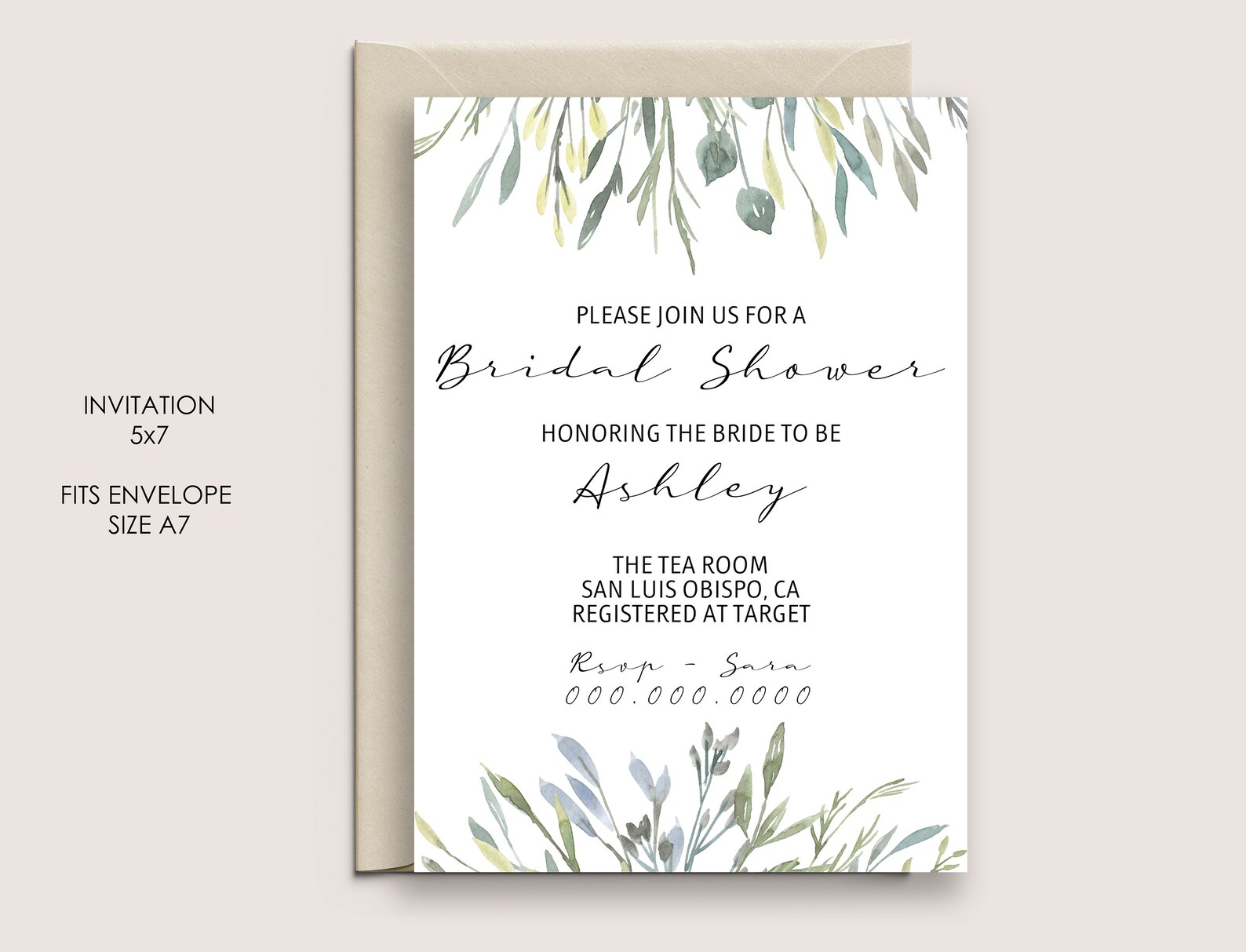 Bridal Shower Invitation Template Editable Bridal Shower - Etsy