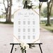 Gold Table Number Template, Table Number Cards, Printable Table Numbers ...