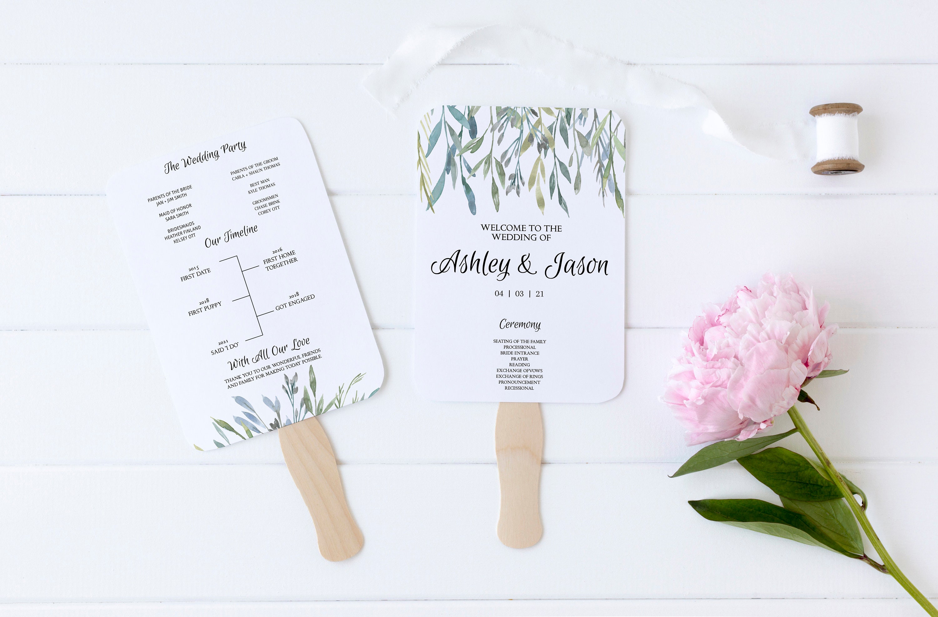 Wedding Bundle Template Greenery Wedding Bundle Wedding | Etsy