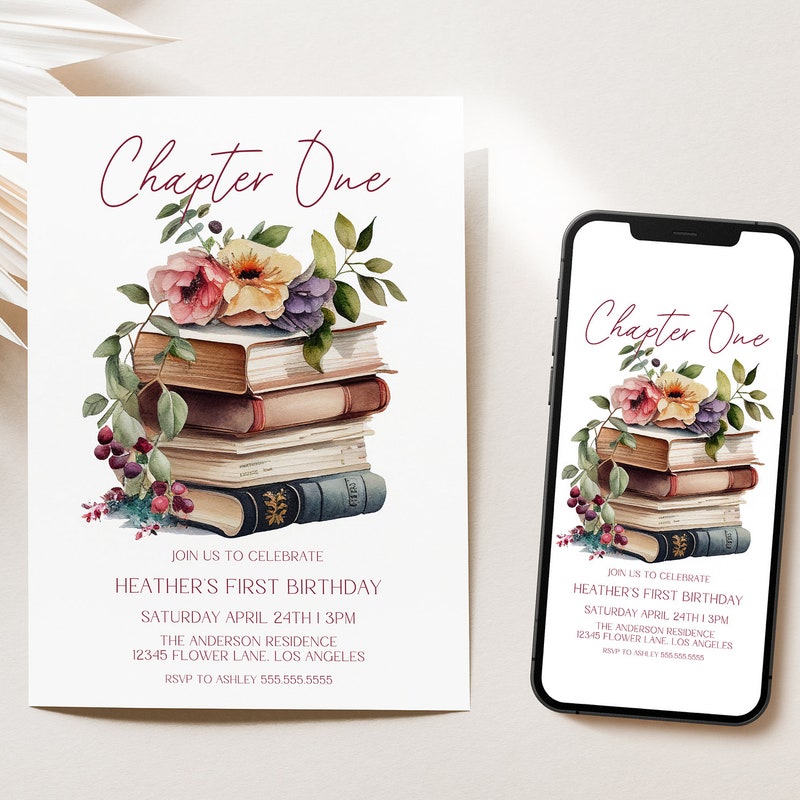 Book Theme Party - Etsy