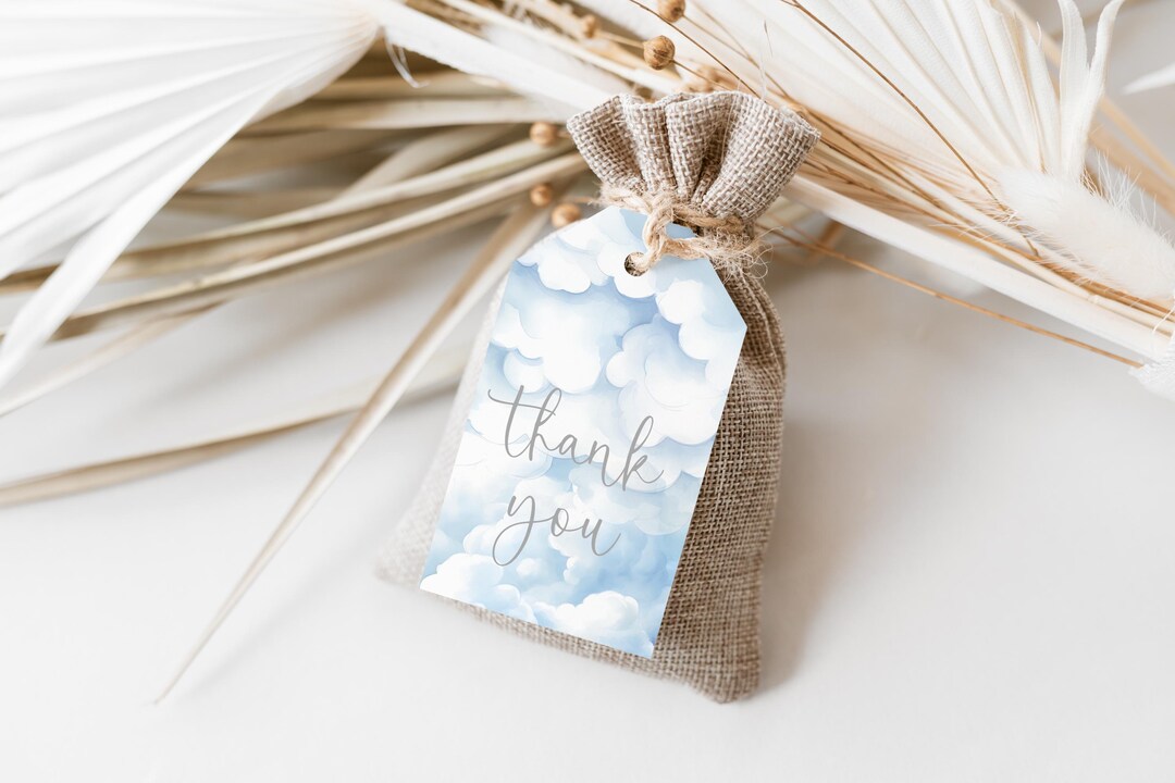 Heaven on Earth Baby Shower, Heaven Sent, Boy Baby Shower Gift Tag ...
