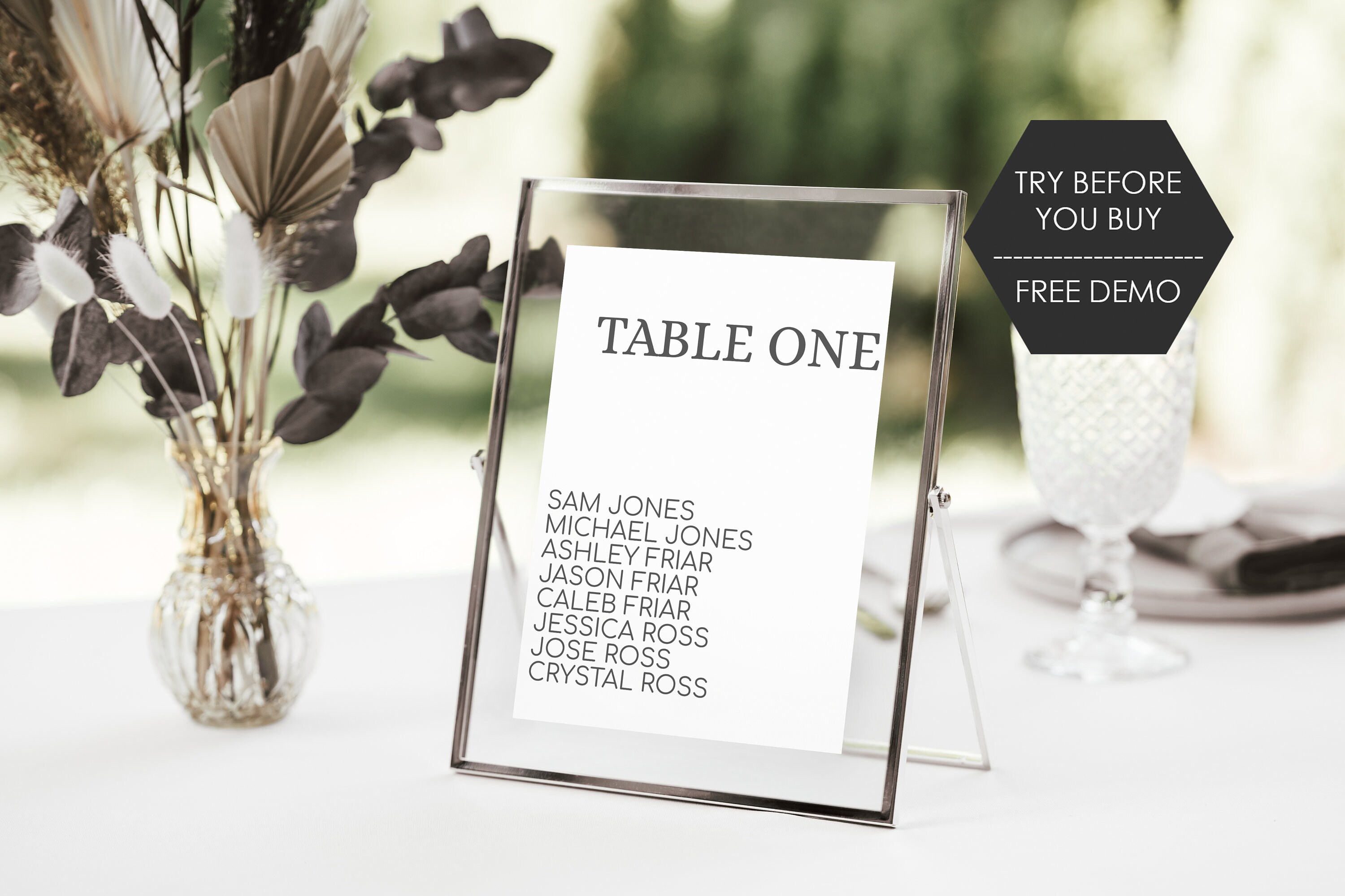 Escort Card Seating Chart, 5x7 Seating Chart Template, Clothespin ...
