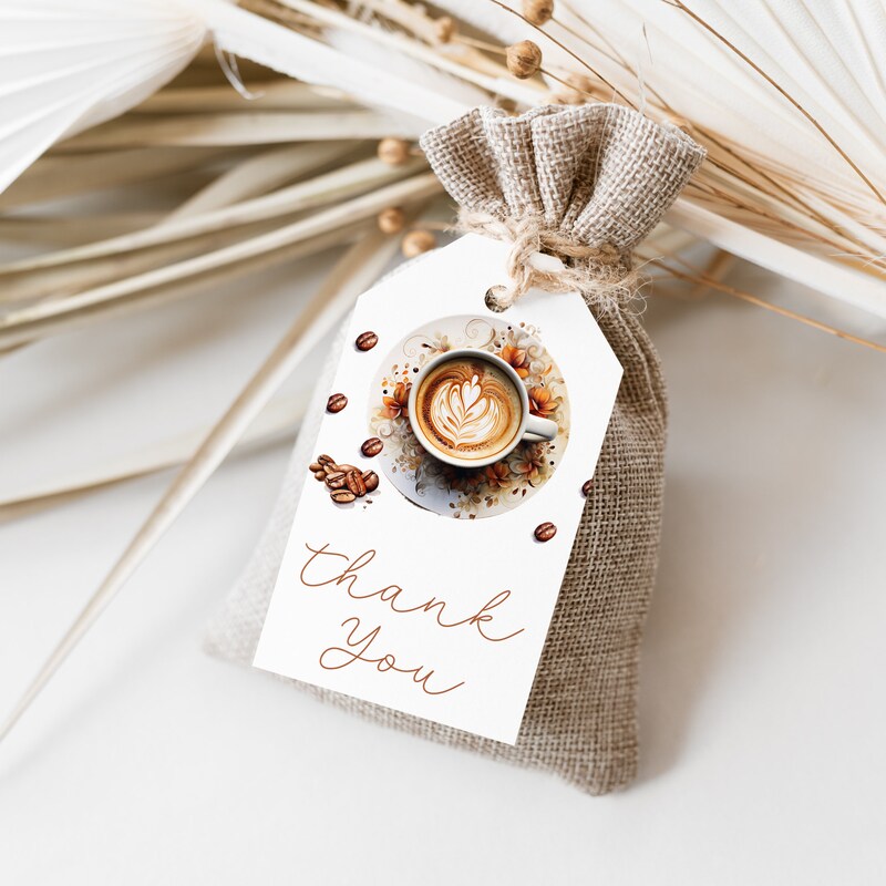 Coffee Favor Tags - Etsy