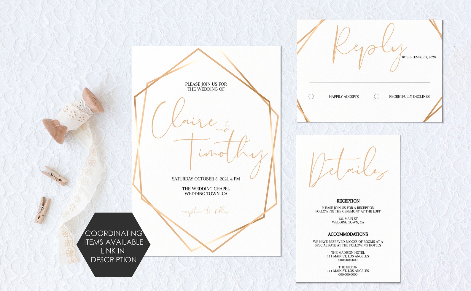 Wedding Menu Printable, Gold Wedding Menu Template, Printable Menu Card ...