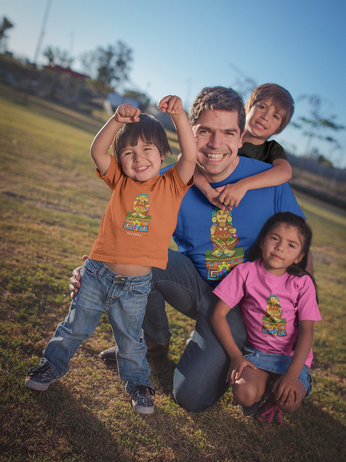 Original Xochipilli T-shirt Aztec God of Art, Dance & Music Mexica Art ...
